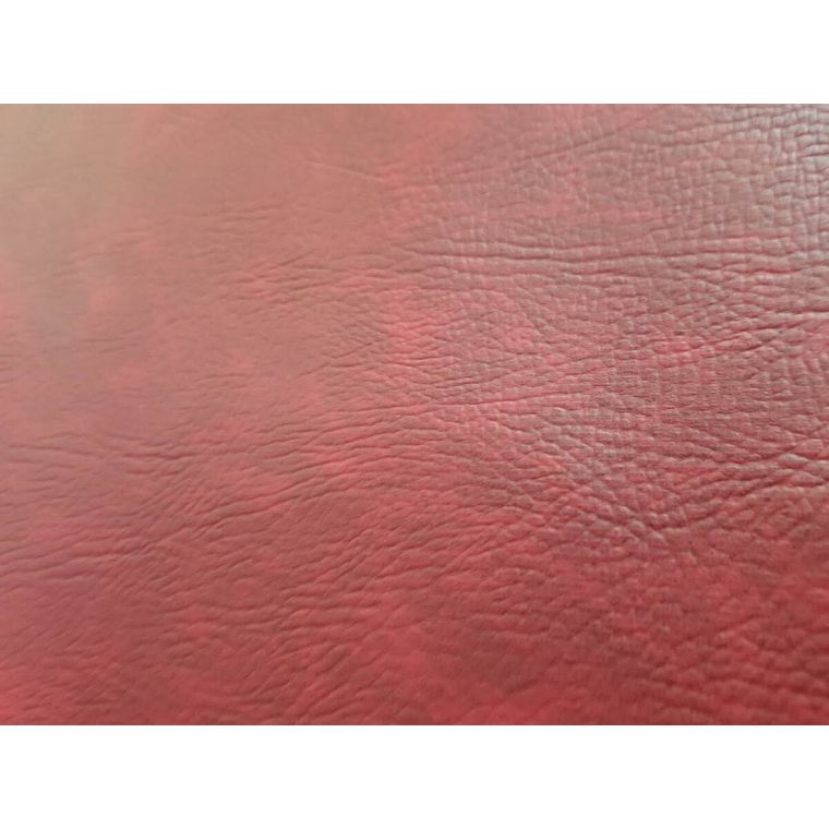 Claret Red textured heavy duty faux Leather fabric